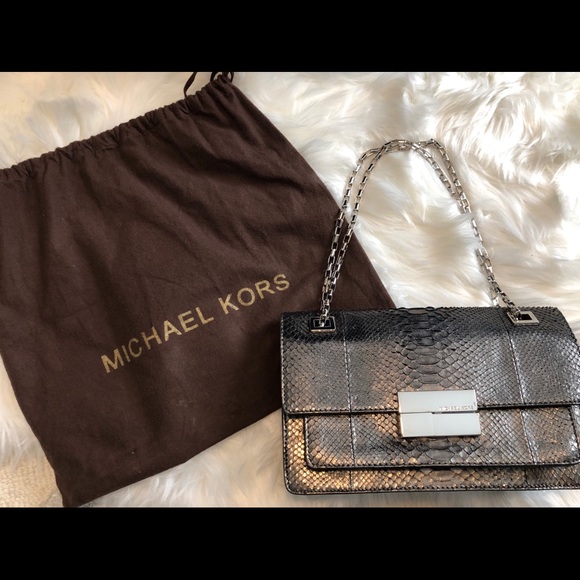 Michael Kors Collection | Bags | Michael Kors Collection Python ...